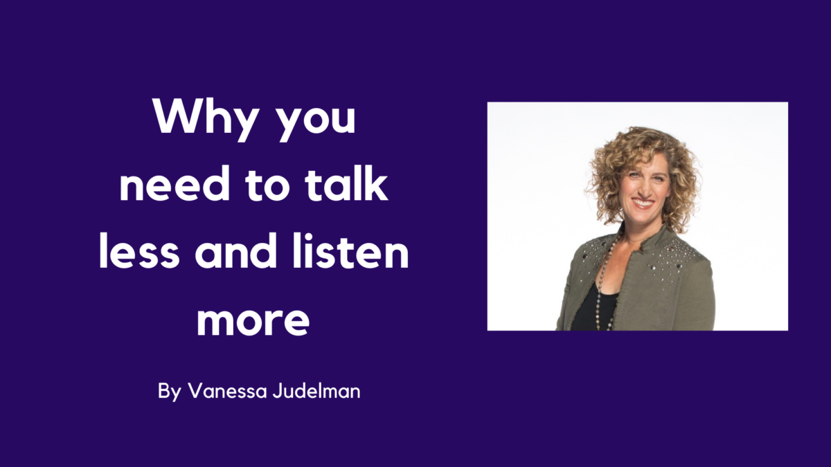 Why you need to talk less and listen more - Mosaic People Development