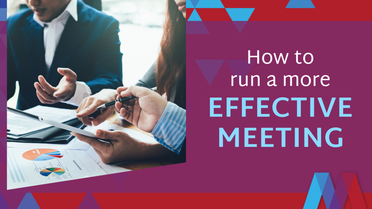How to run a more effective meeting - Mosaic People Development