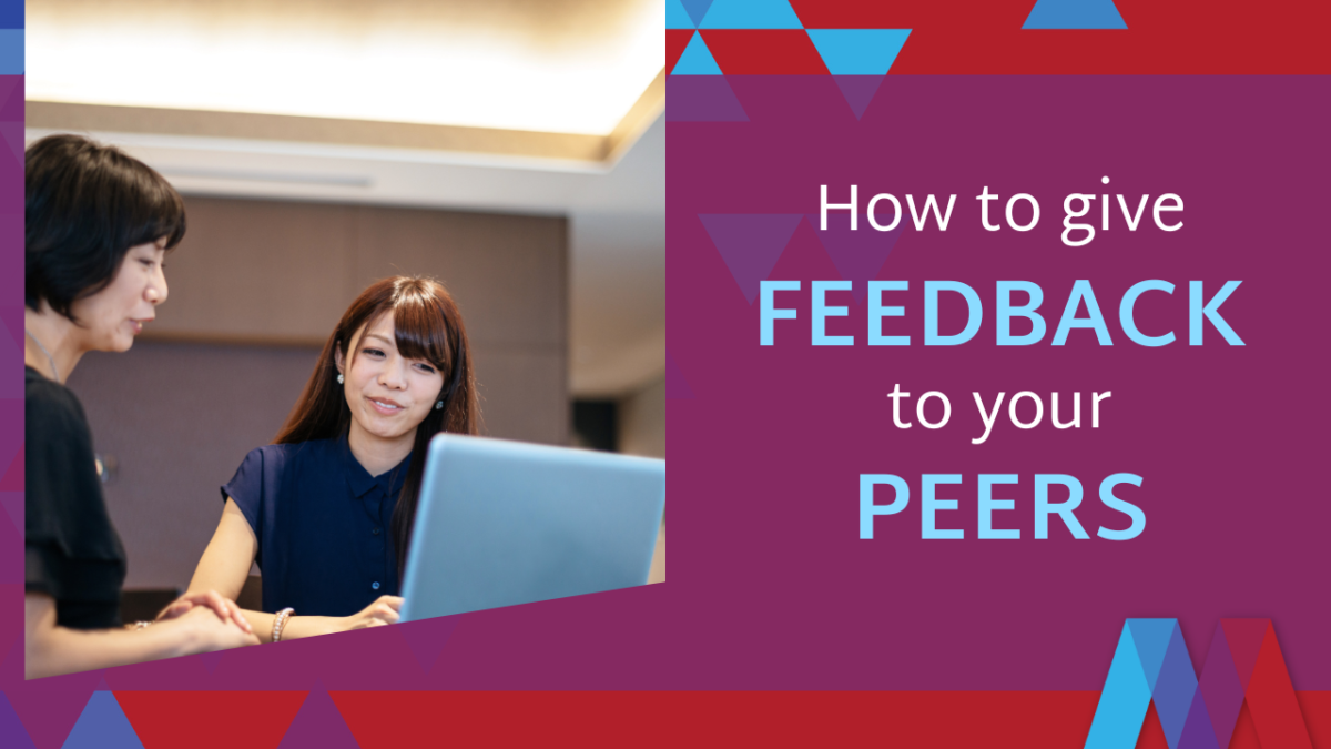 How to give feedback to your peers - Mosaic People Development
